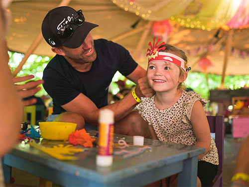 The Big Hat Craft Tent at BeWILDerwood